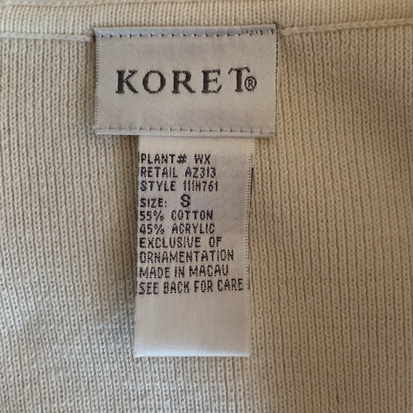 Koret | Sweaters | Koret Fineknit Short Sleeve Cardigan | Poshmark